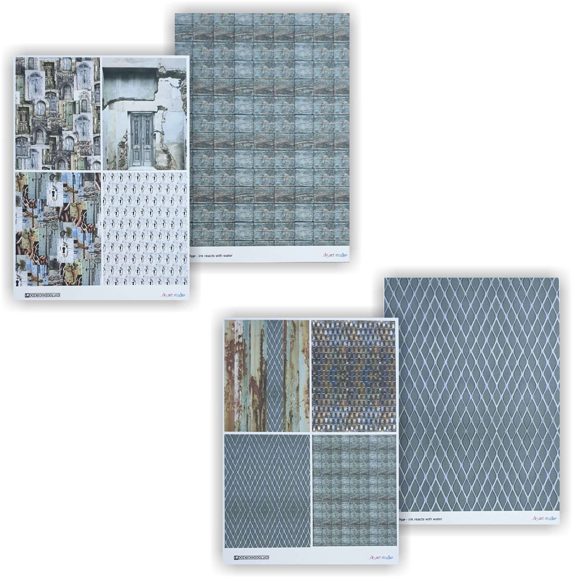 De Art Studio - Lockdown A4 Fuzzy Cut Paper Pack