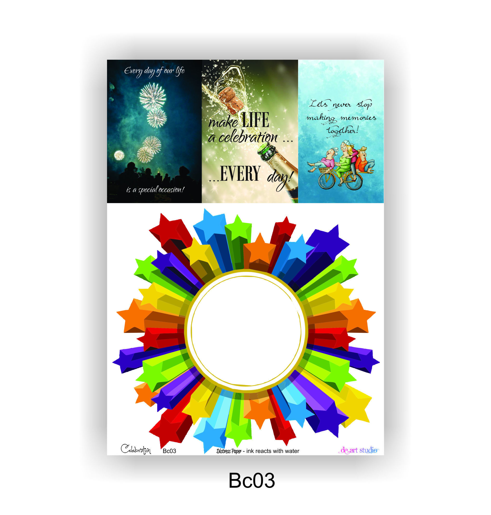 De Art Studio - Celebration Paper Pack