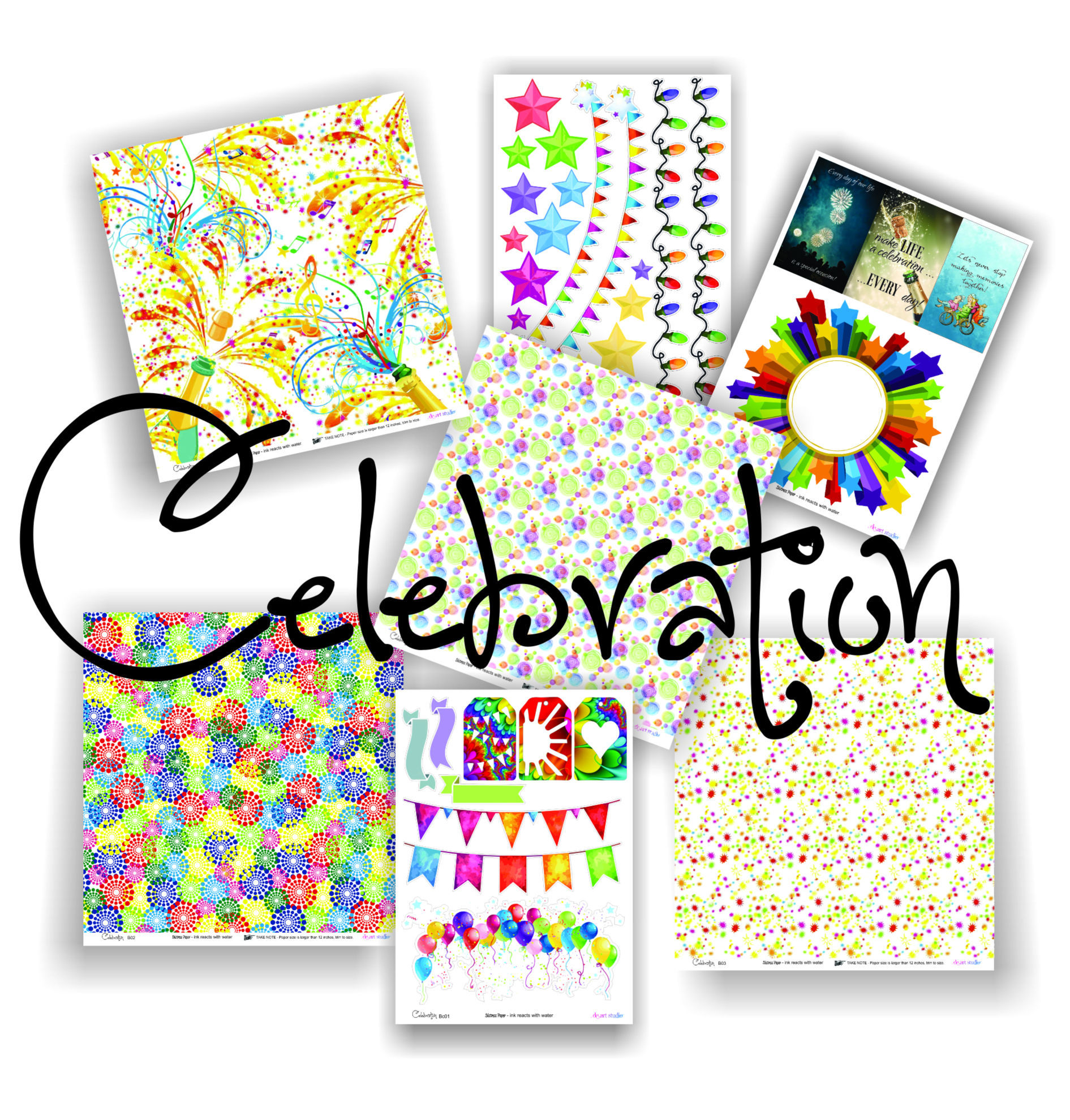 De Art Studio - Celebration Paper Pack