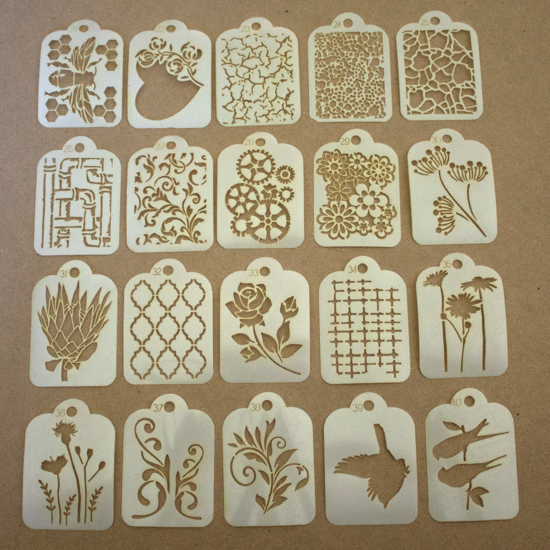 De Art Studio - Mini Stencil Set 2