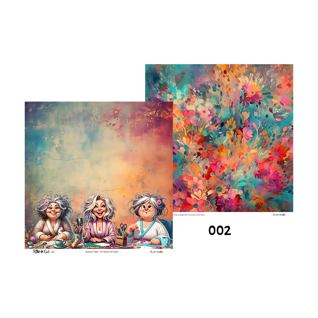 De Art Studio - Crafty Gals 12"X12" Paper Pack