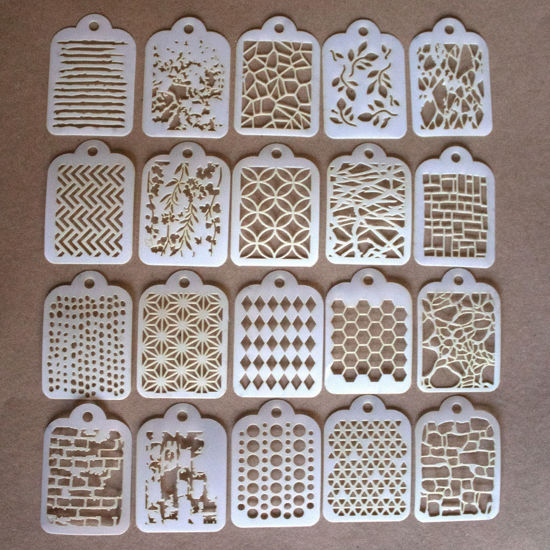 De Art Studio - Mini Stencil Set - Textures