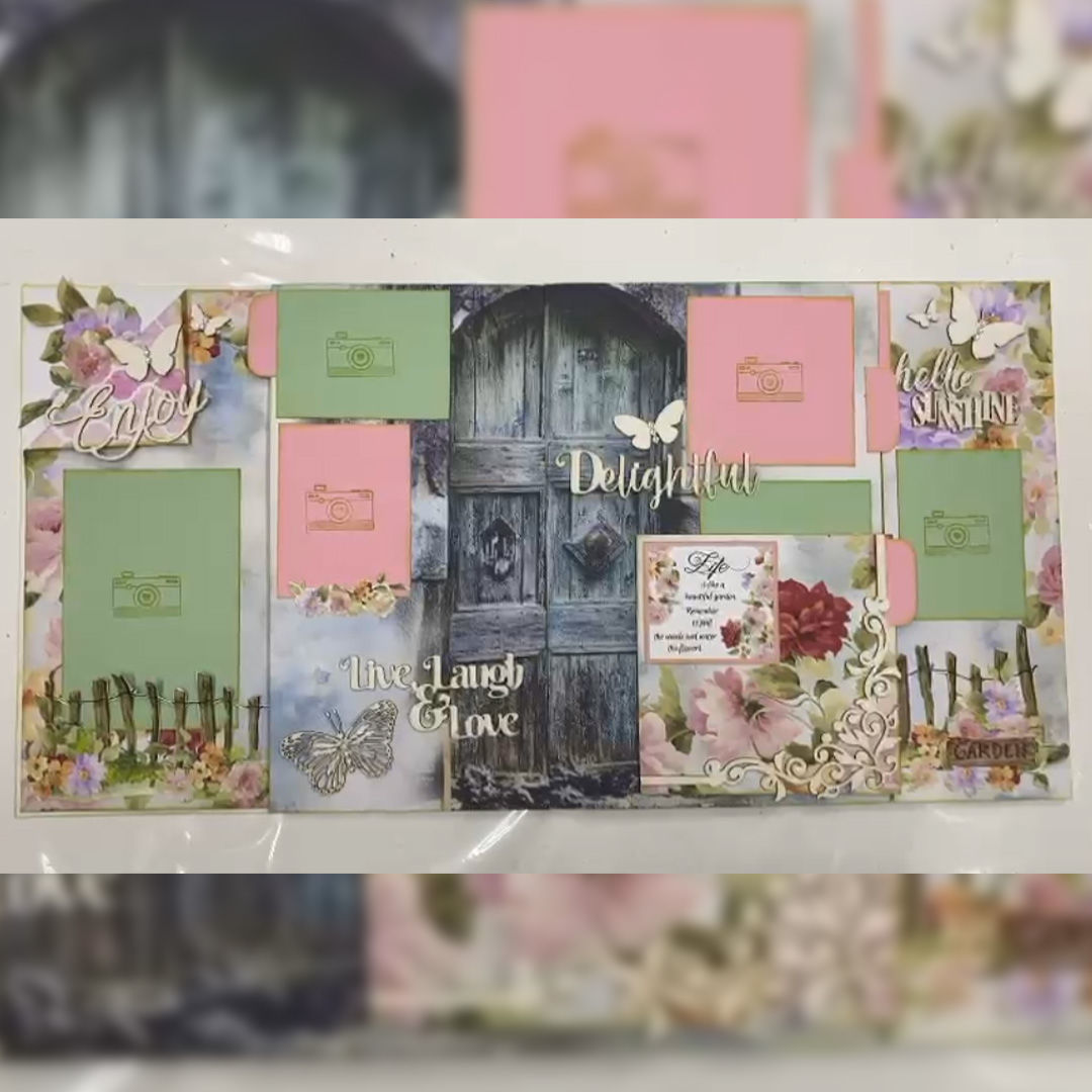 De Art Studio - Secret Garden Scrapbooking Kit - Michelle Van Wyk