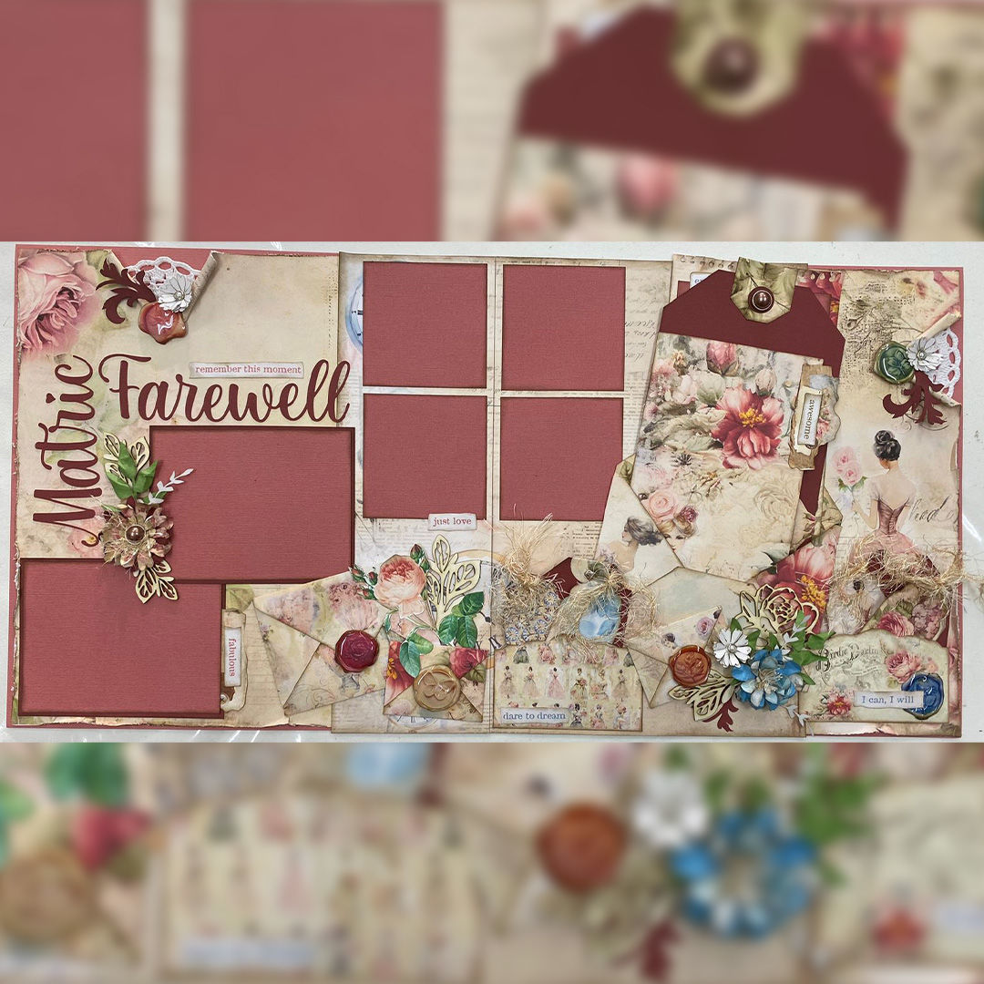 De Art Studio - Painted Ladies Double Page Scrapbooking Kit - Michelle ...