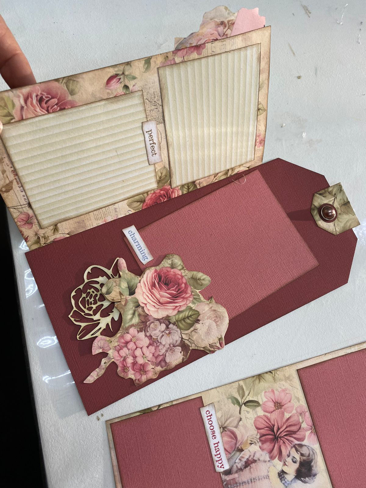 De Art Studio - Painted Ladies Double Page Scrapbooking Kit - Michelle ...