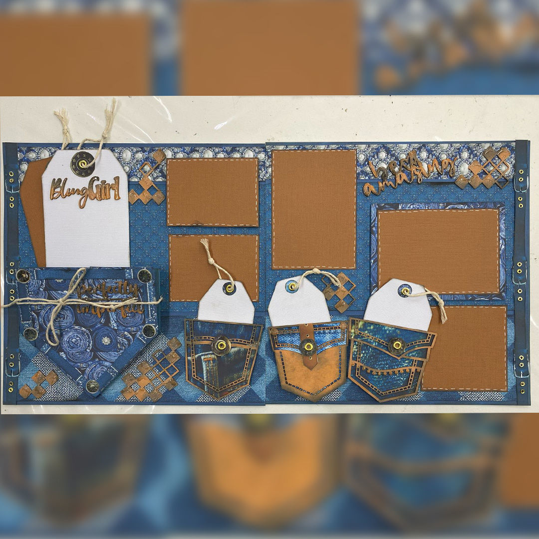 De Art Studio - Bling Girl Double Page Scrapbooking Kit - Michelle Van Wyk