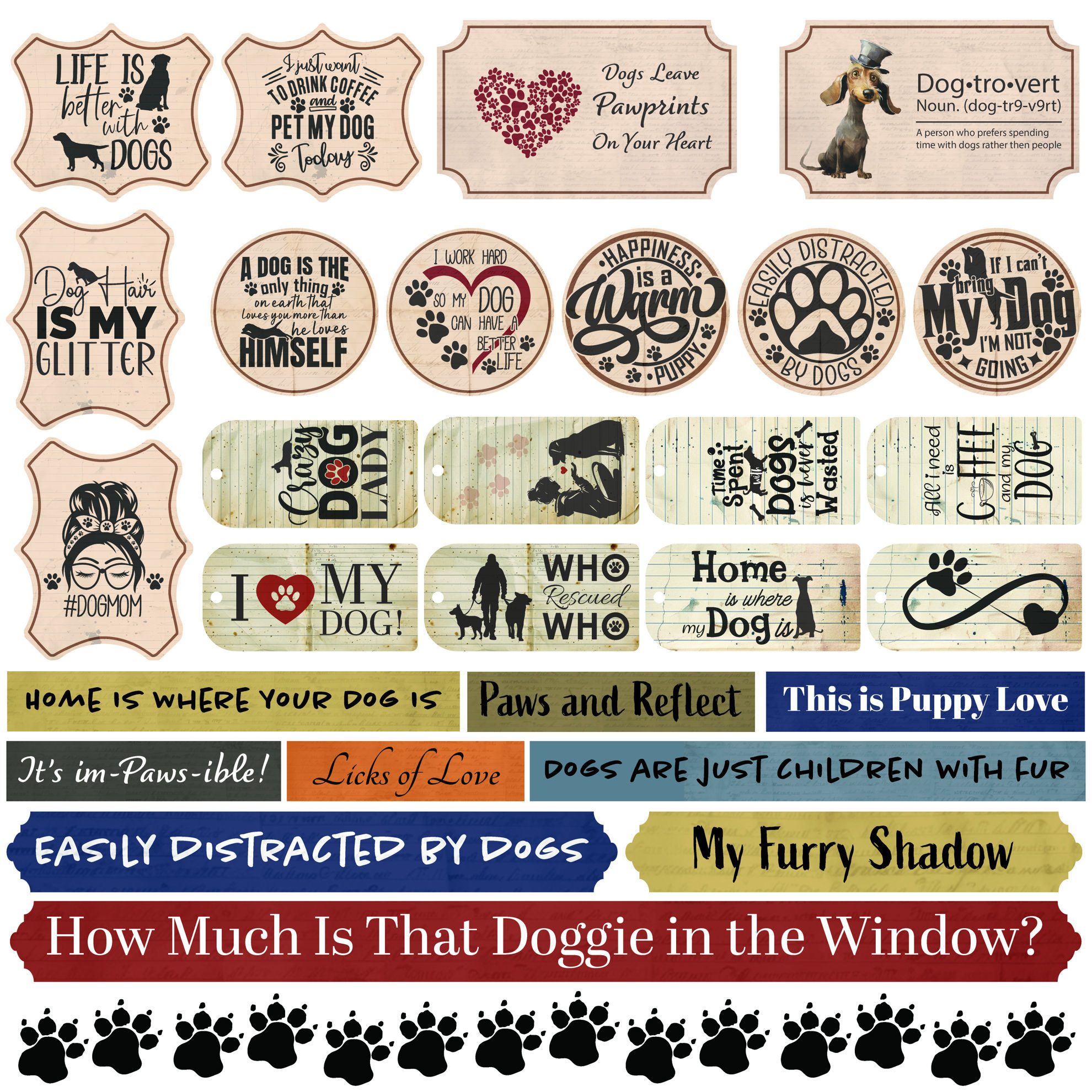 De Art Studio - Friends Fur-ever Cutout Sheets (2 Cut out Sheets)